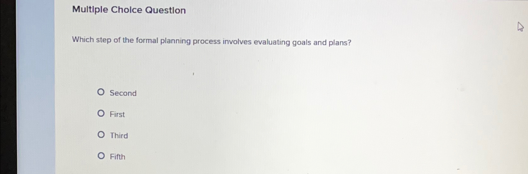 Solved Multiple Cholce QuestlonWhich step of the formal | Chegg.com