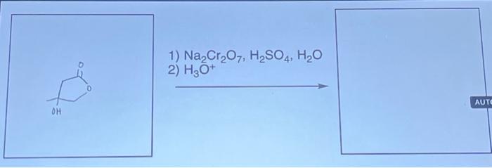 Solved 1) Na2Cr2O7,H2SO4,H2O 2) H3O+ | Chegg.com