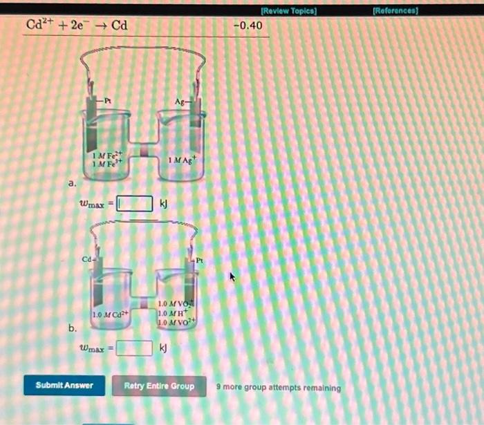 Solved Calculate the maximum amount of work (per mole | Chegg.com