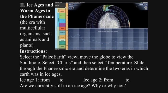 Solved EarthViewer Worksheet I. GEOLOGICAL TIME; EONS and | Chegg.com