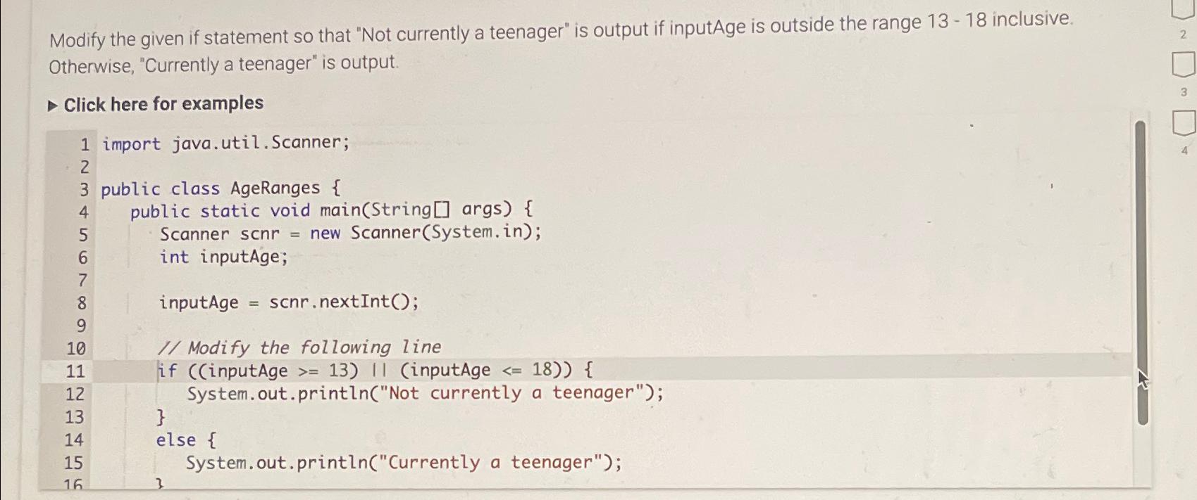 Solved Modify the given if statement so that "Not currently | Chegg.com