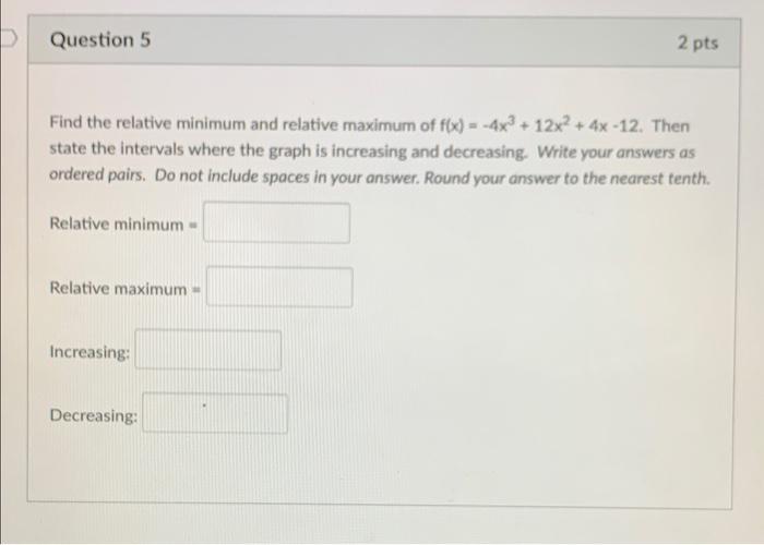 Solved Algebra 2 Polynomials Linear Factors And Zeros Find