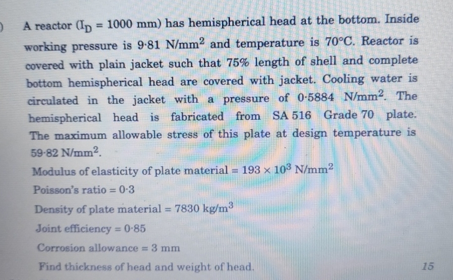 Solved by an EXPERT A reactor | Chegg.com