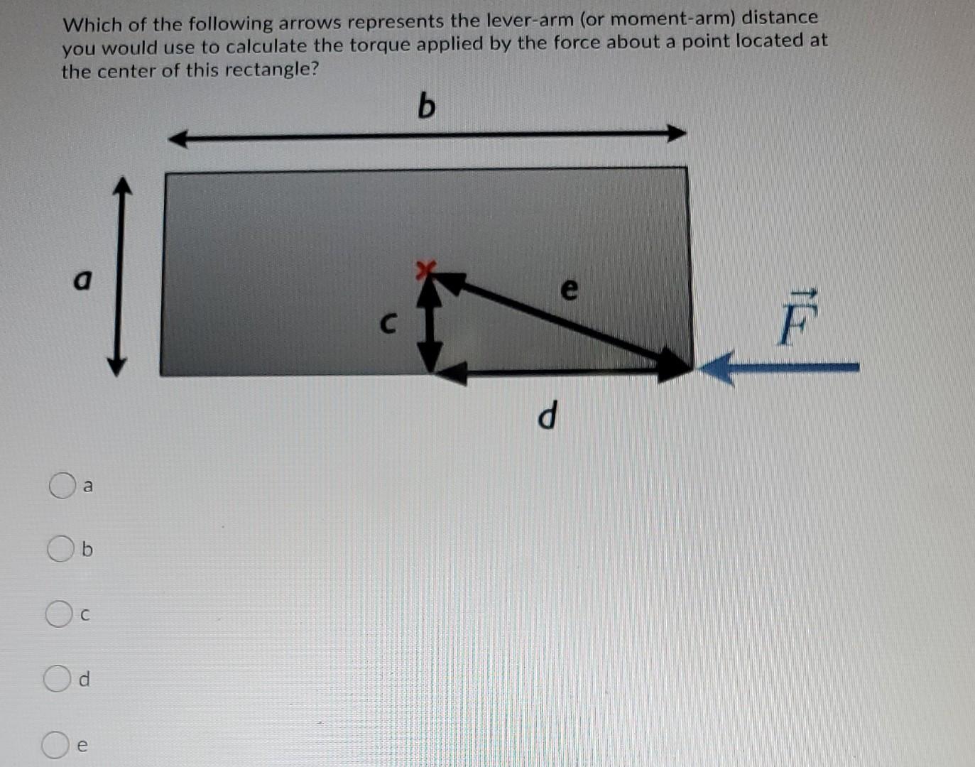 Solved Which of the following arrows represents the | Chegg.com