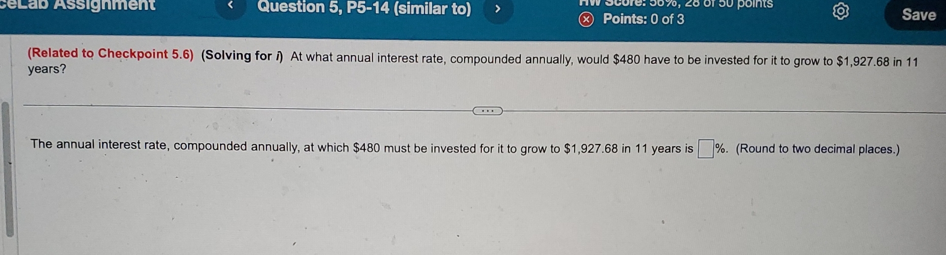 Solved (Related to Checkpoint 5.6) (Solving for i) ﻿At what | Chegg.com