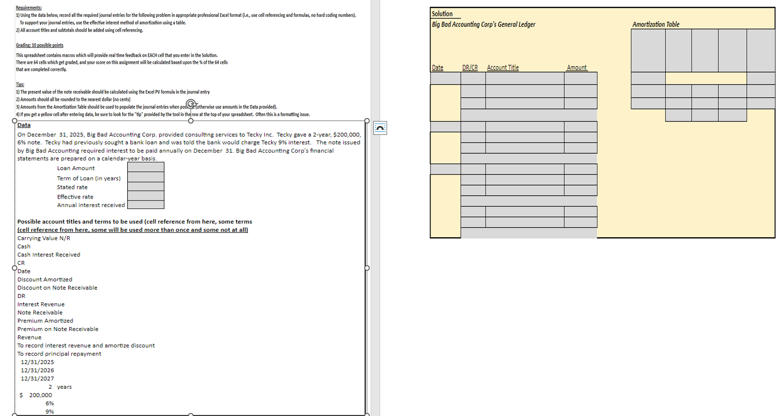 Solved Requirements:Using the data below, record all the | Chegg.com