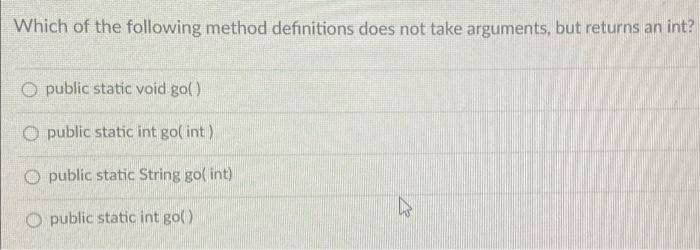 Solved What Does The Void Key Word Indicate That The 