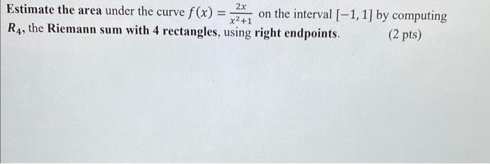 Solved Estimate the area under the curve f(x)=x2+12x on the | Chegg.com