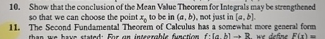 Solved Show that the conclusion of the Mean Value Theorem | Chegg.com