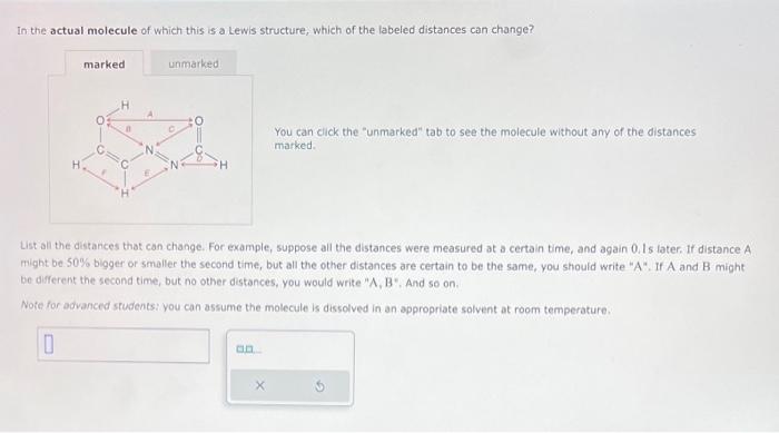 Solved In the actual molecule of which this is a Lewis | Chegg.com