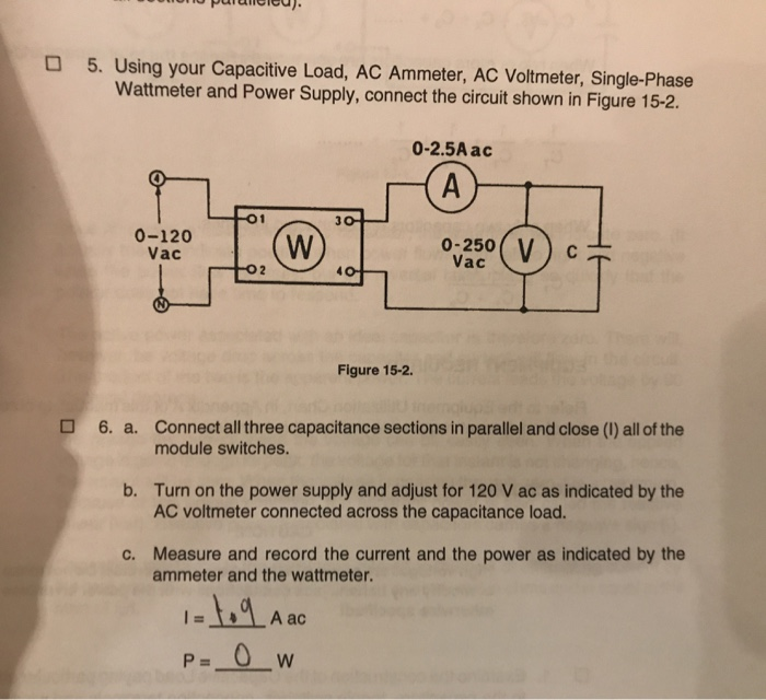 Solved 7. Calculate the value of Xc and the corresponding | Chegg.com