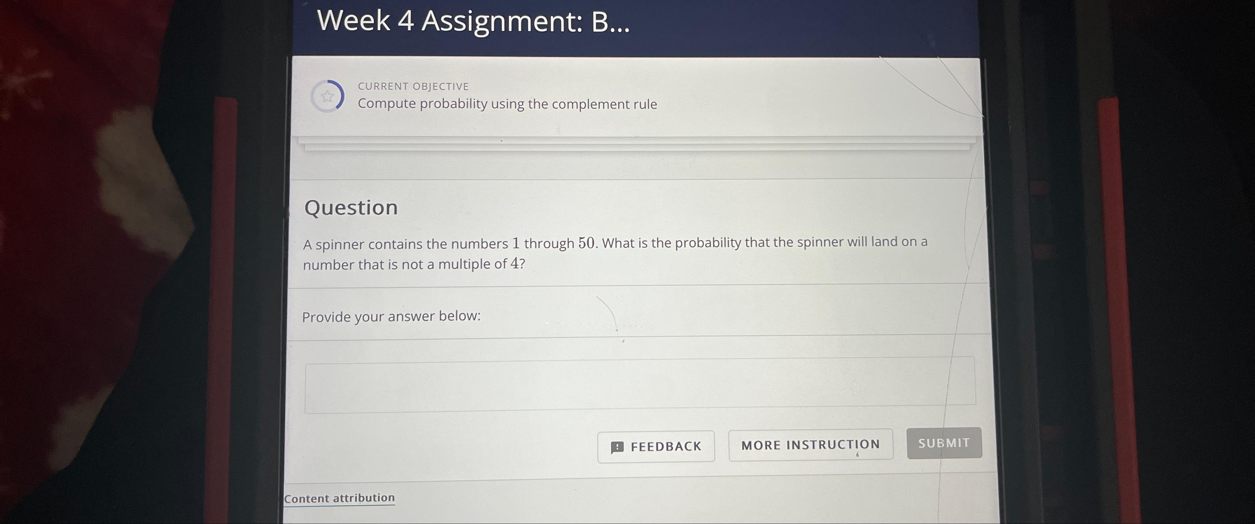 Solved Week 4 ﻿Assignment: B...CURRENT OBJECTIVECompute | Chegg.com