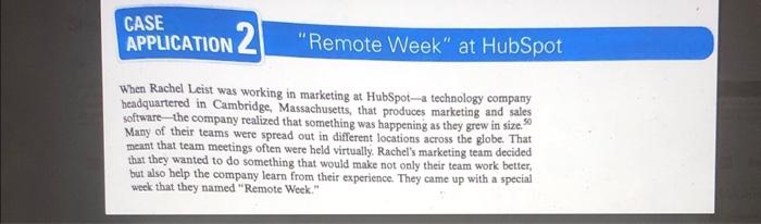 Solved When Rachel Leist was working in marketing at | Chegg.com