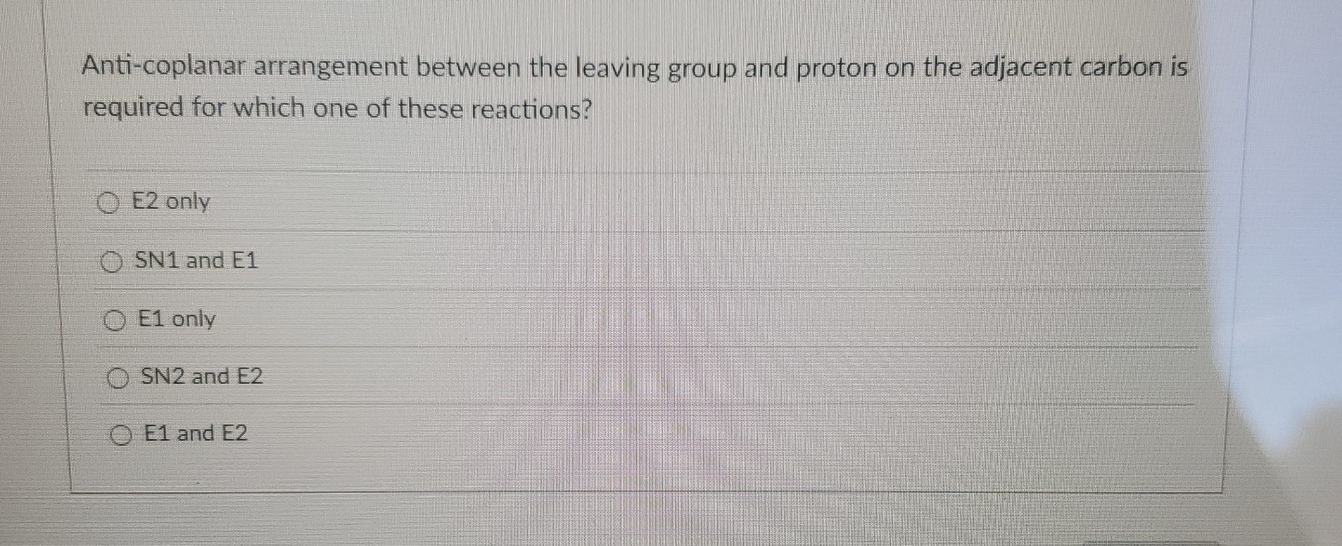 High Quality SOLUTION Anti-coplanar arrangement between the leaving ...