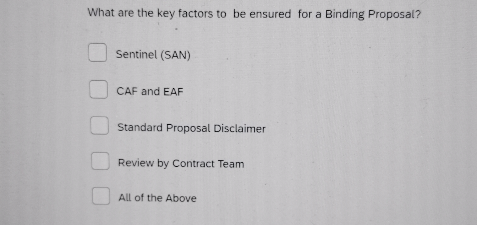 Solved What are the key factors to be ensured for a Binding | Chegg.com