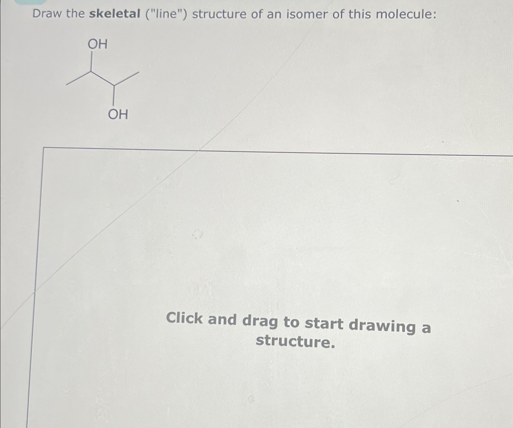 Solved Draw The Skeletal Line ﻿structure Of An Isomer Of