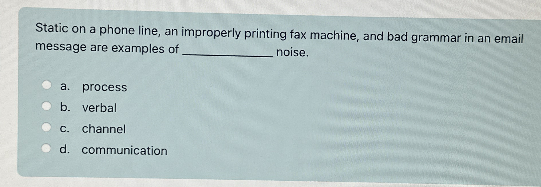 Solved Static on a phone line, an improperly printing fax | Chegg.com