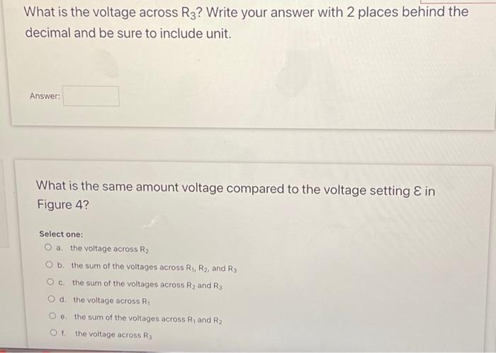 Solved In Figure 4 , the voltage setting is ε=61 V, and each | Chegg.com