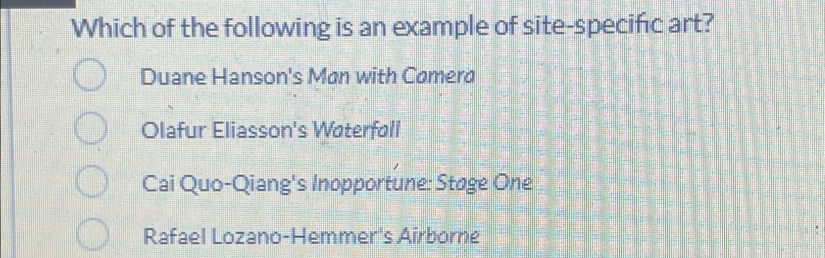 Solved Which of the following is an example of site-specific | Chegg.com