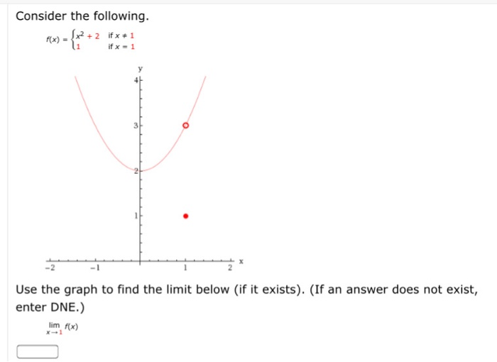 Solved Consider the following. f(x) = (x2+2 if x #1 11 if x | Chegg.com