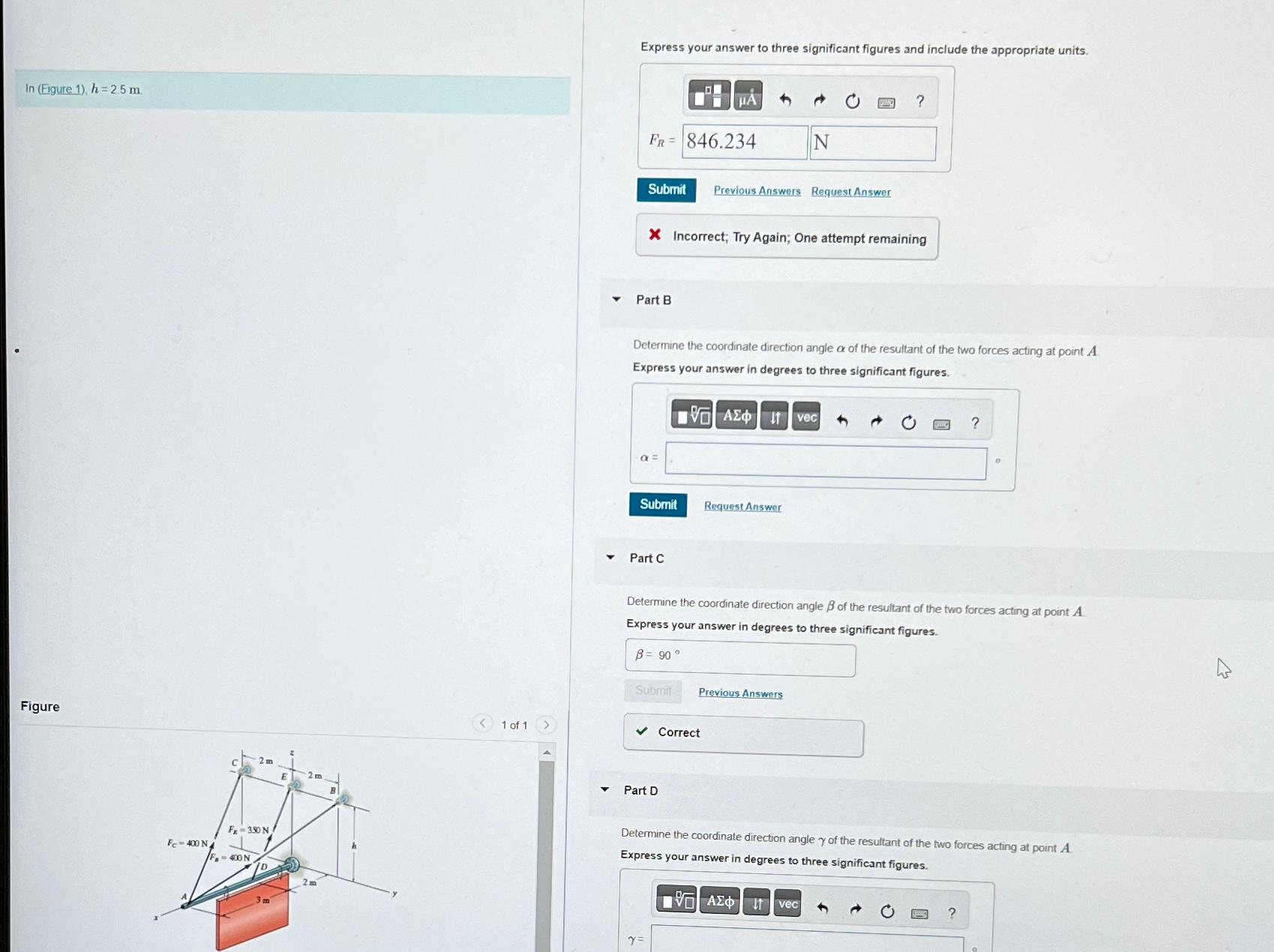 Solved Express your answer to three significant figures and | Chegg.com