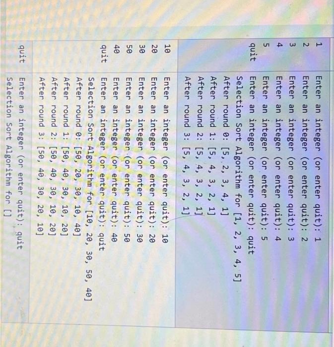 Solved Write a program that uses the while-loop that asks | Chegg.com