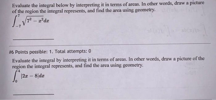 Solved Evaluate the integral below by interpreting it in | Chegg.com