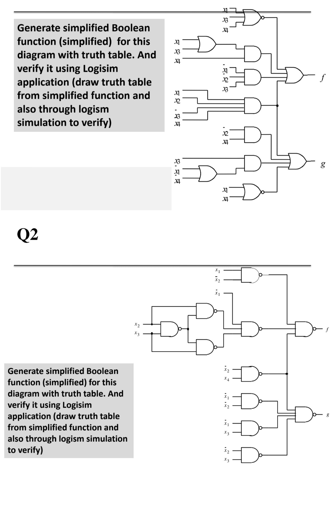 Generate simplified Boolean function (simplified) | Chegg.com