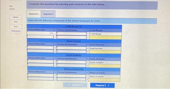 Solved Exercise 4-28 (Algo) DuPont analysis [LO4-10] The | Chegg.com
