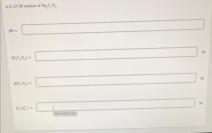 Solved Oxalic acid, H,CO, has acid dissociation constants of | Chegg.com