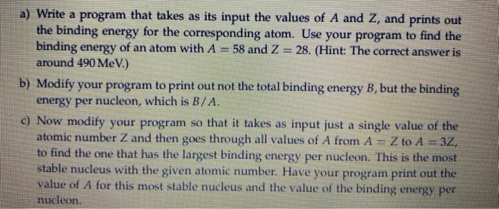 Solved using python write a program for a and bwrite a | Chegg.com