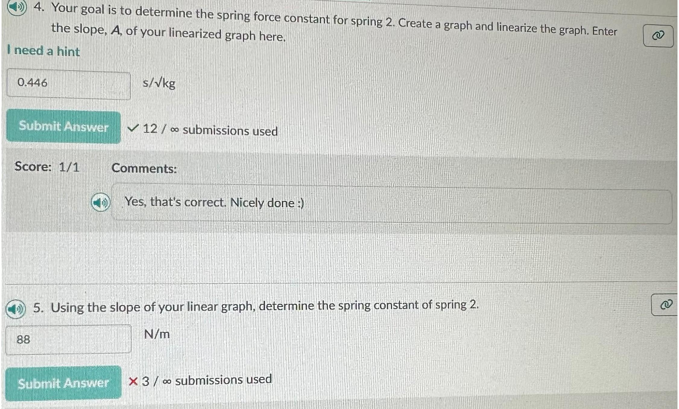 (4)) 4. ﻿Your goal is to determine the spring force | Chegg.com