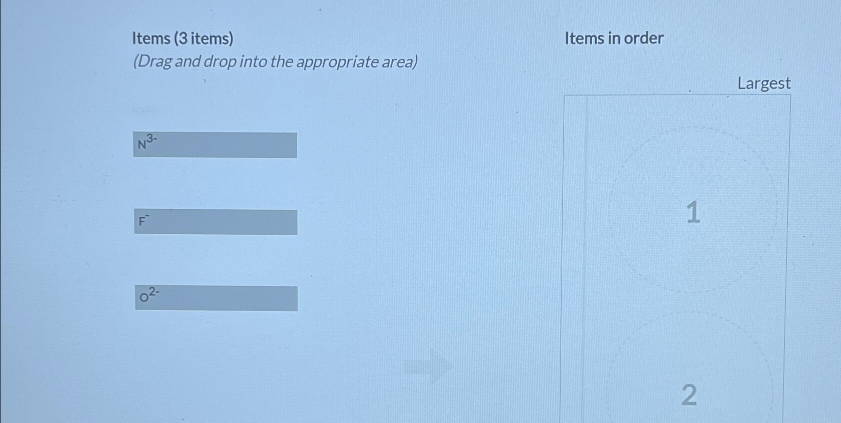 Solved Items (3 ﻿items)(Drag and drop into the appropriate | Chegg.com