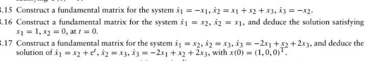 .15 Construct a fundamental matrix for the system | Chegg.com