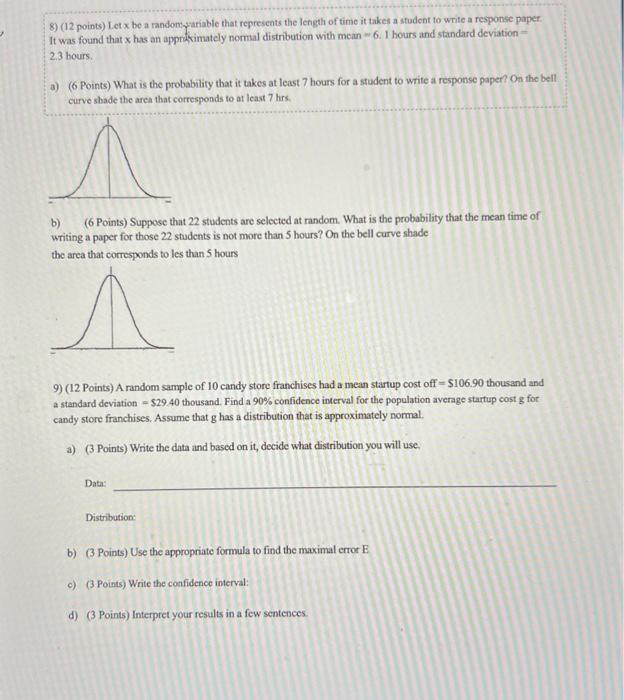 Solved 8) (12 points) Let x be a random γ ariable that | Chegg.com Solved 8) (12 points) Let x be a random γ ariable that | Chegg.com