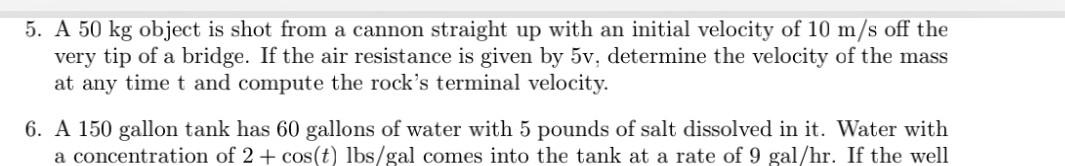 Solved 5. A 50 kg object is shot from a cannon straight up | Chegg.com