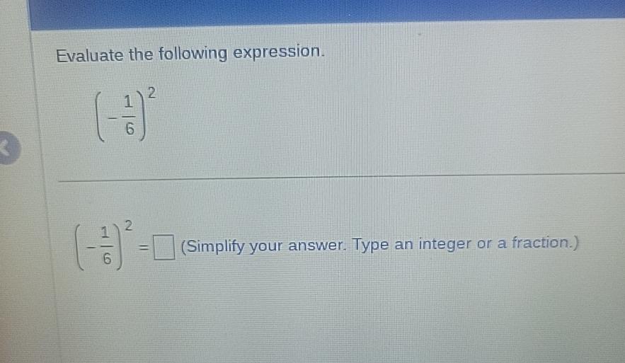 Solved Evaluate the following | Chegg.com