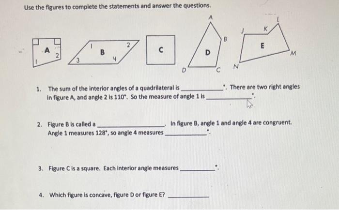 Solved Use the figures to complete the statements and answer | Chegg.com
