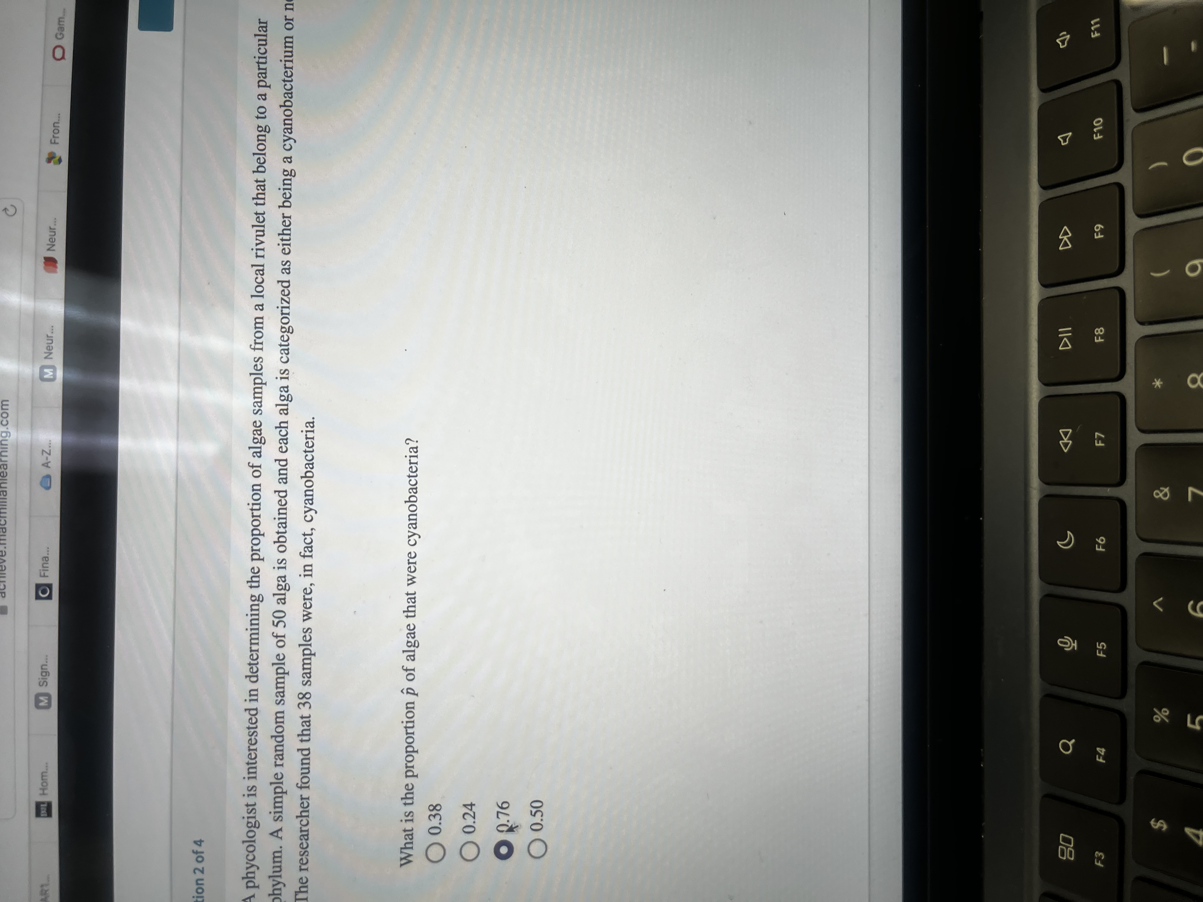 Solved A phycologist is interested in determining the | Chegg.com