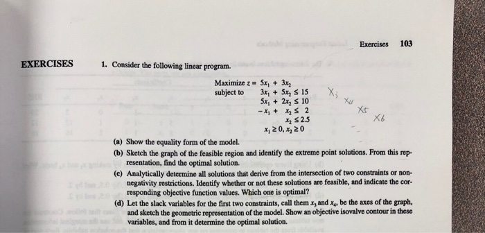Solved Exercises 103 EXERCISES *3 t5 Mb 1. Consider the | Chegg.com