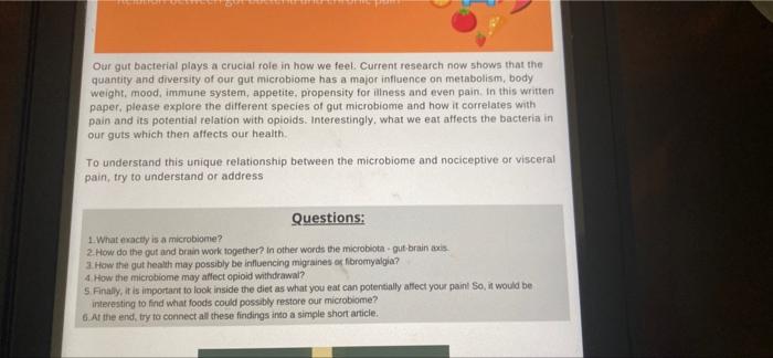 Assignment Details Description Module 8 Writing | Chegg.com