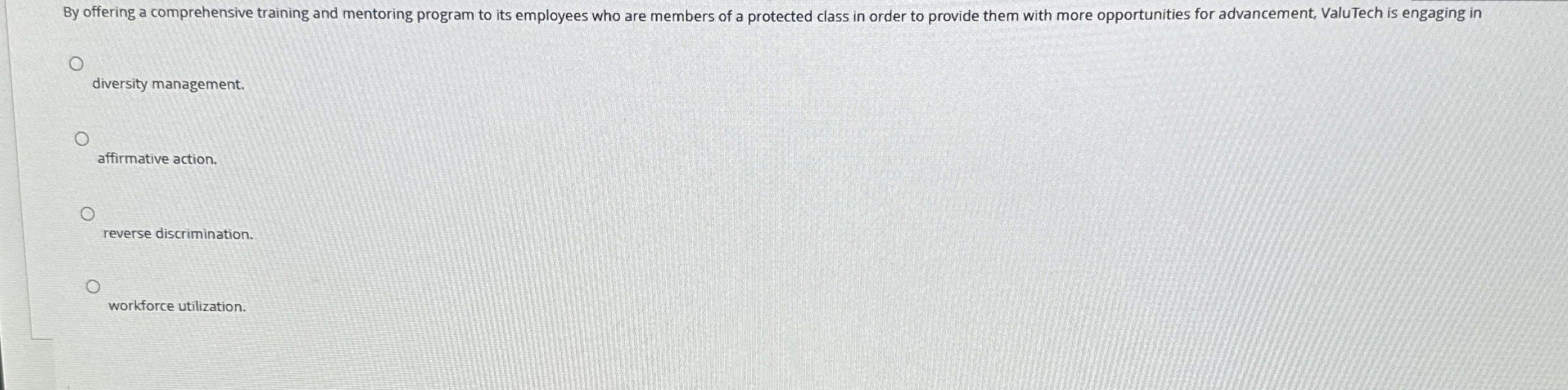 Solved By offering a comprehensive training and mentoring | Chegg.com