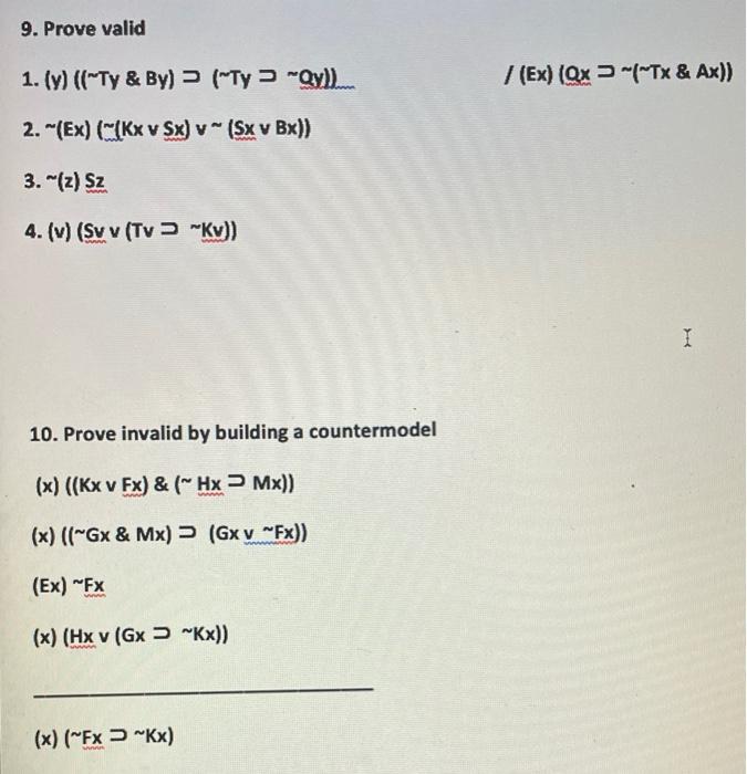 Solved Logic Do not use the inference rules Trams position, | Chegg.com