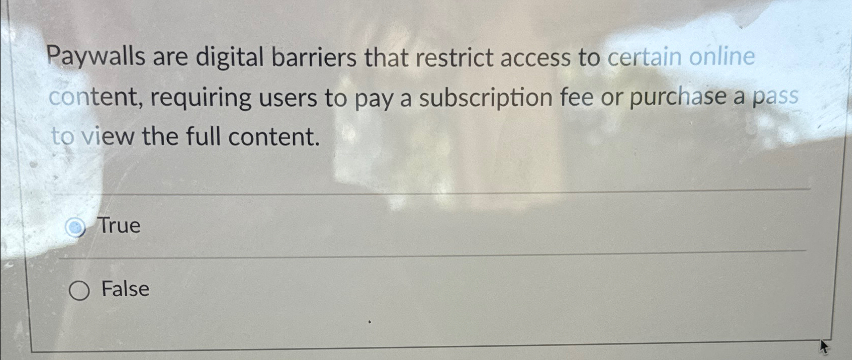 Solved Paywalls are digital barriers that restrict access to | Chegg.com