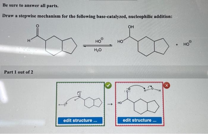 Solved Be sure to answer all parts. Draw a stepwise | Chegg.com