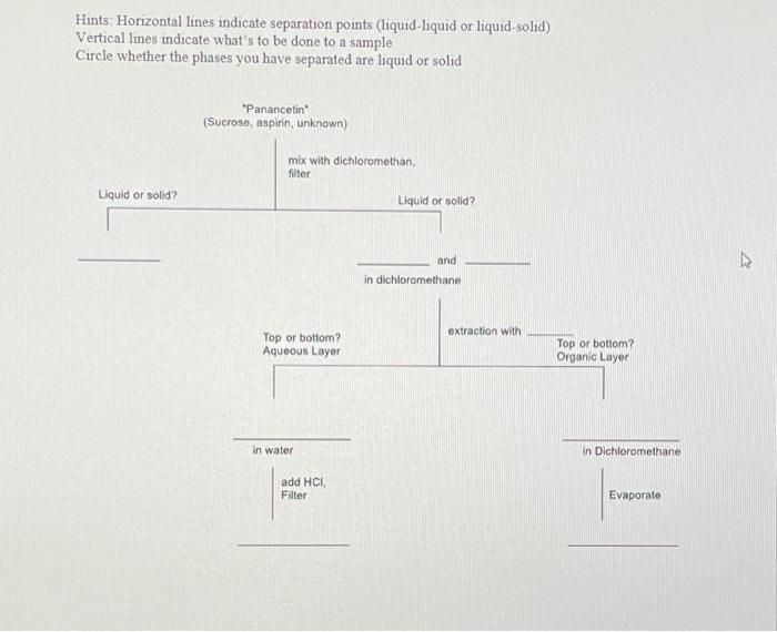 Solved Hints: Horizontal lines indicate separation points | Chegg.com