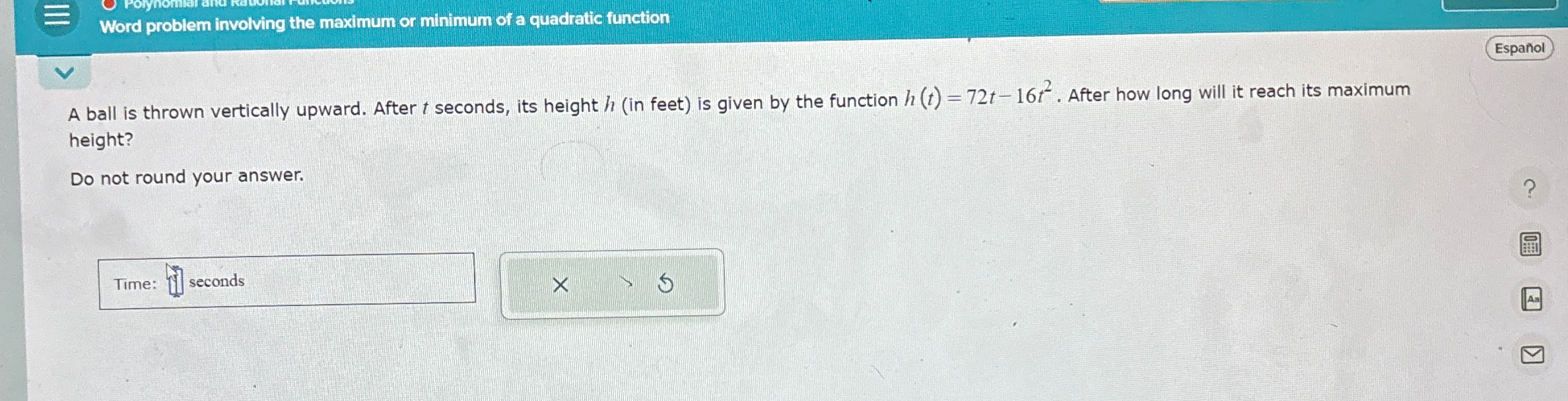 Solved Word problem involving the maximum or minimum of a | Chegg.com