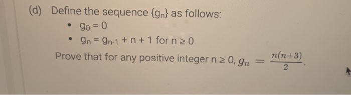 Solved Exercise 7.5.3: Proving explicit formulas for | Chegg.com