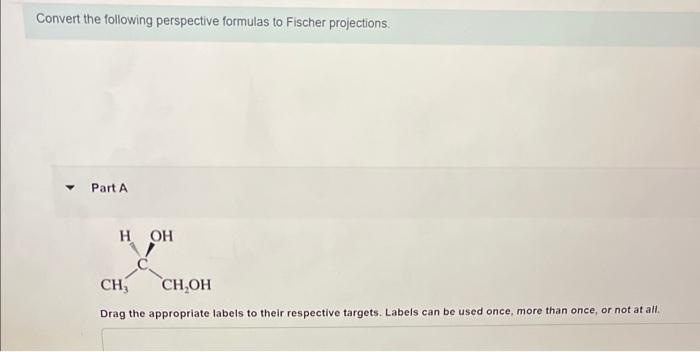 Solved Convert the following perspective formulas to Fischer | Chegg.com