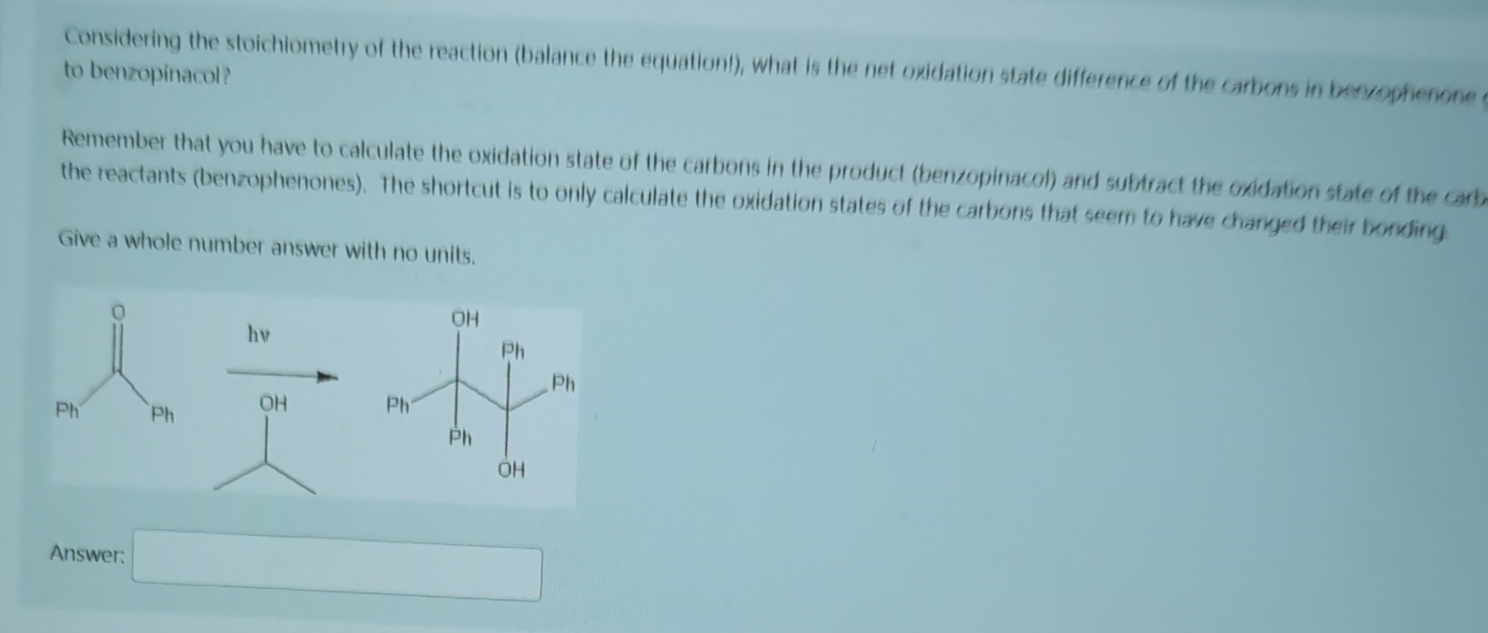 Considering the stoichiomeliy of the reaction | Chegg.com